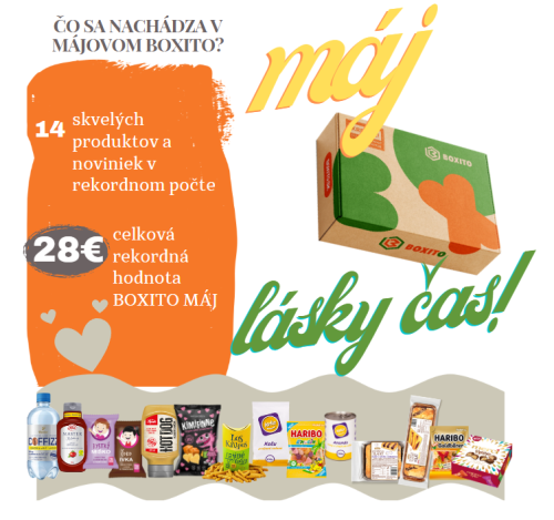 BOXITO MÁJ: Jedlo je láska – BOXITO